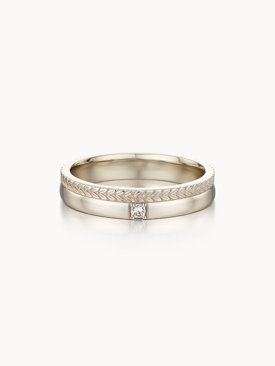 프릿 Promise Leaf Princess Cut Diamond Ring - Medium - 위시버킷