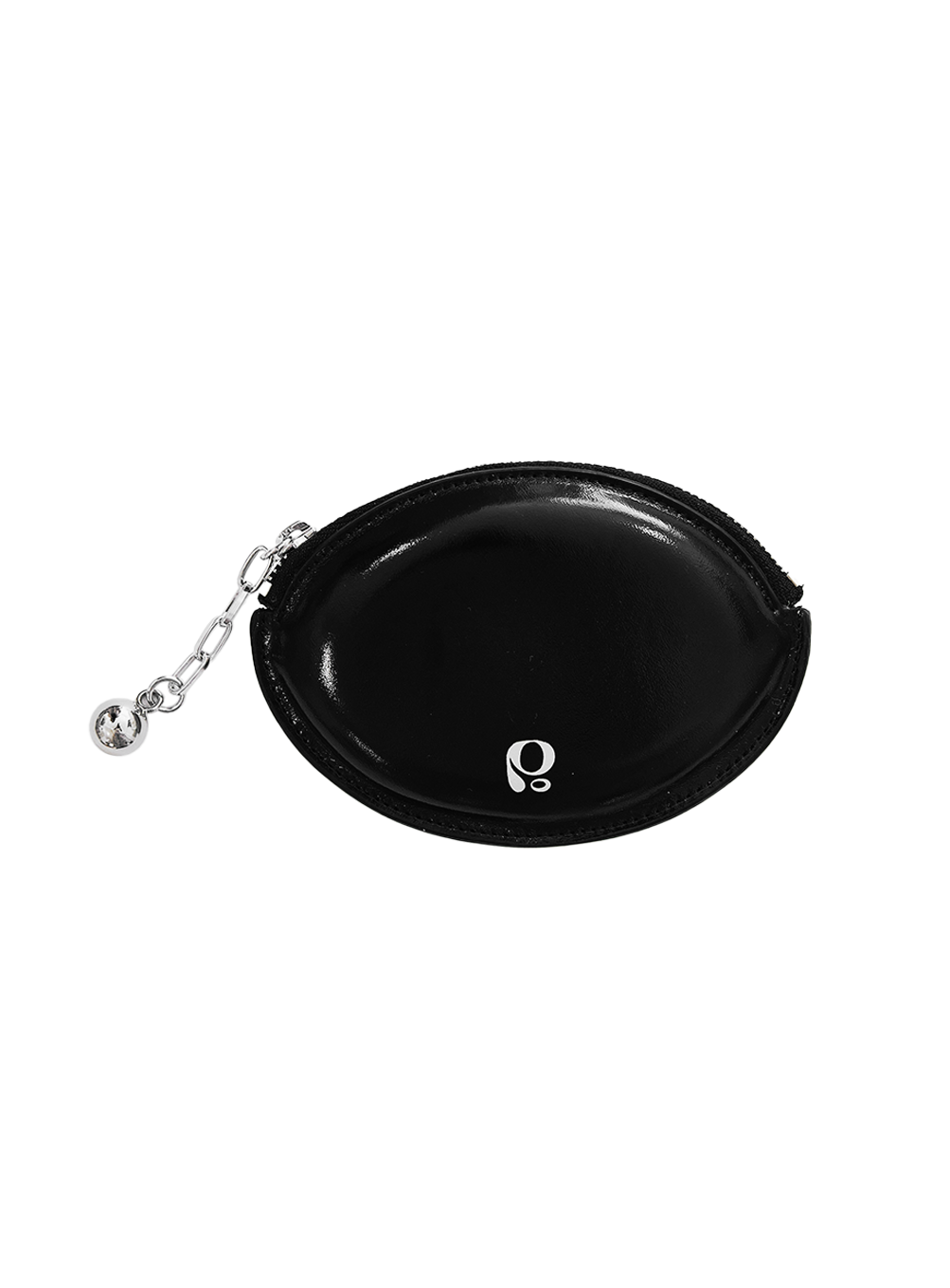 탭 ball chain egg card wallet (black) - 위시버킷