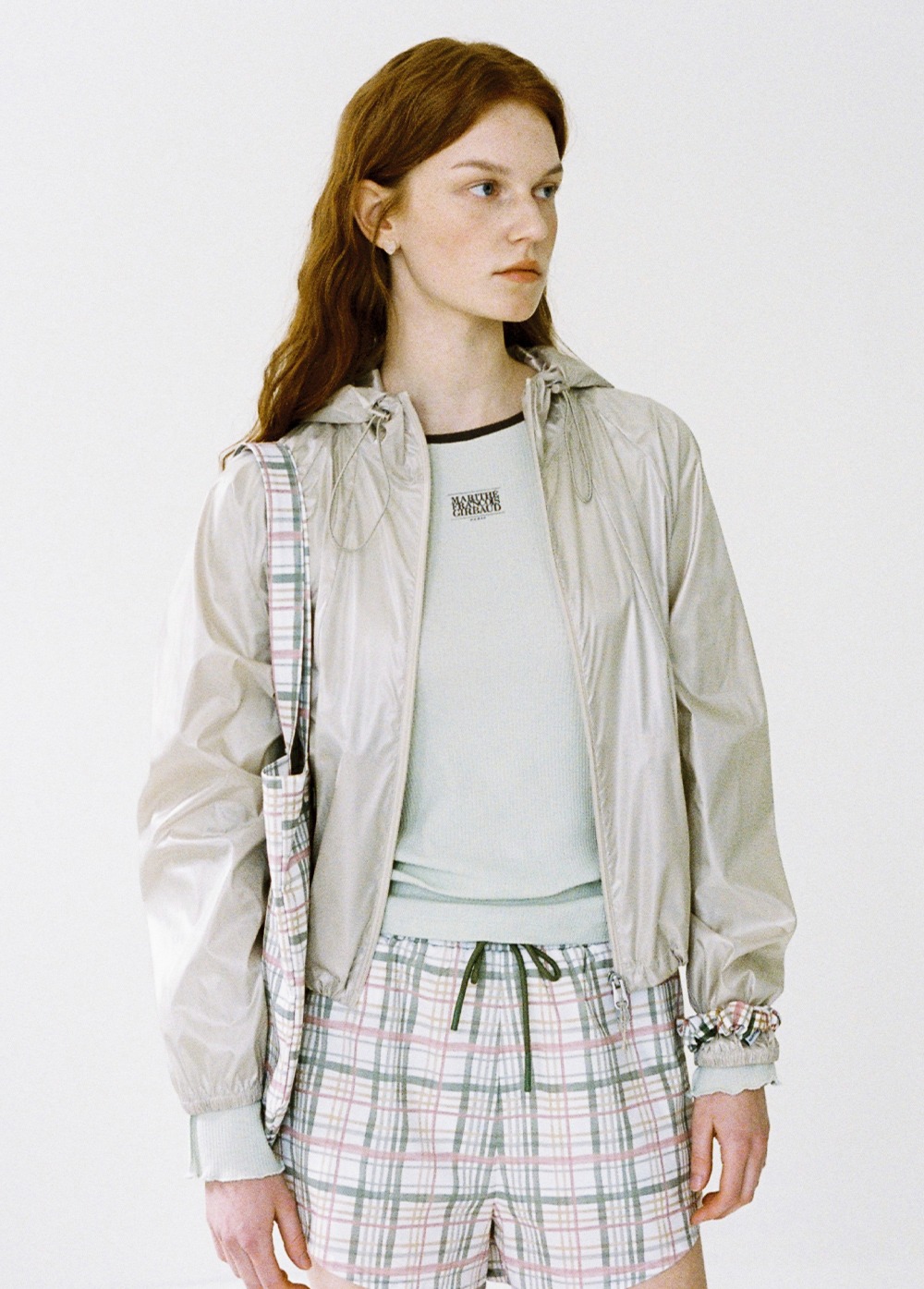 마리떼 W SHEER NYLON JACKET light beige - 위시버킷