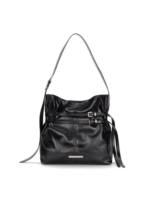 마뗑킴 마뗑킴(MATIN KIM) DOUBLE BELTED STRAP BIG BAG IN BLACK - 사이즈 & 후기 ...