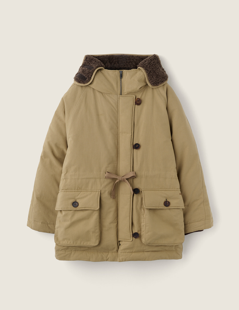 시엔느 Noah Duck Down Padding (Beige) - 위시버킷