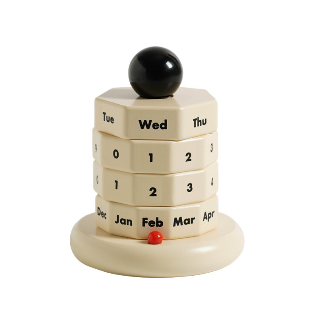 사과 SAGWA Vintage Spinning Calendar 빈티지 회전 캘린더 - 위시버킷