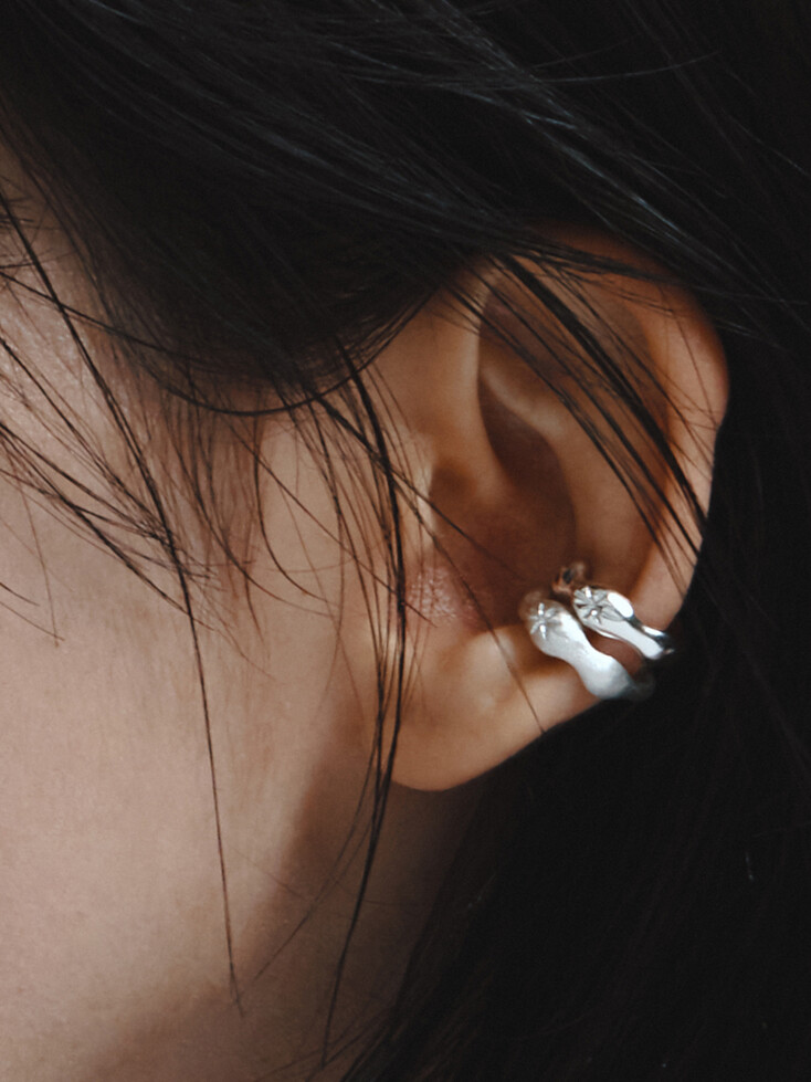 엠엔오 Water Sparkling Earcuff - 위시버킷