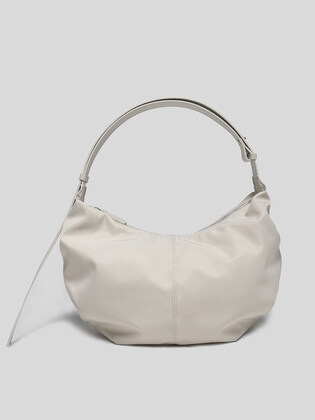 낫띵리튼 [단독]HT nylon shoulder bag (Salt) - 위시버킷