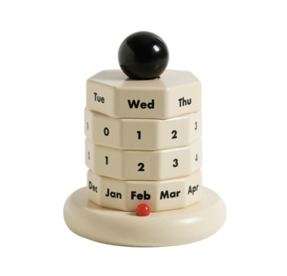 오누아 오누아onua Retro spinning calendar 회전 만년 달력 토이캘린더 - 위시버킷