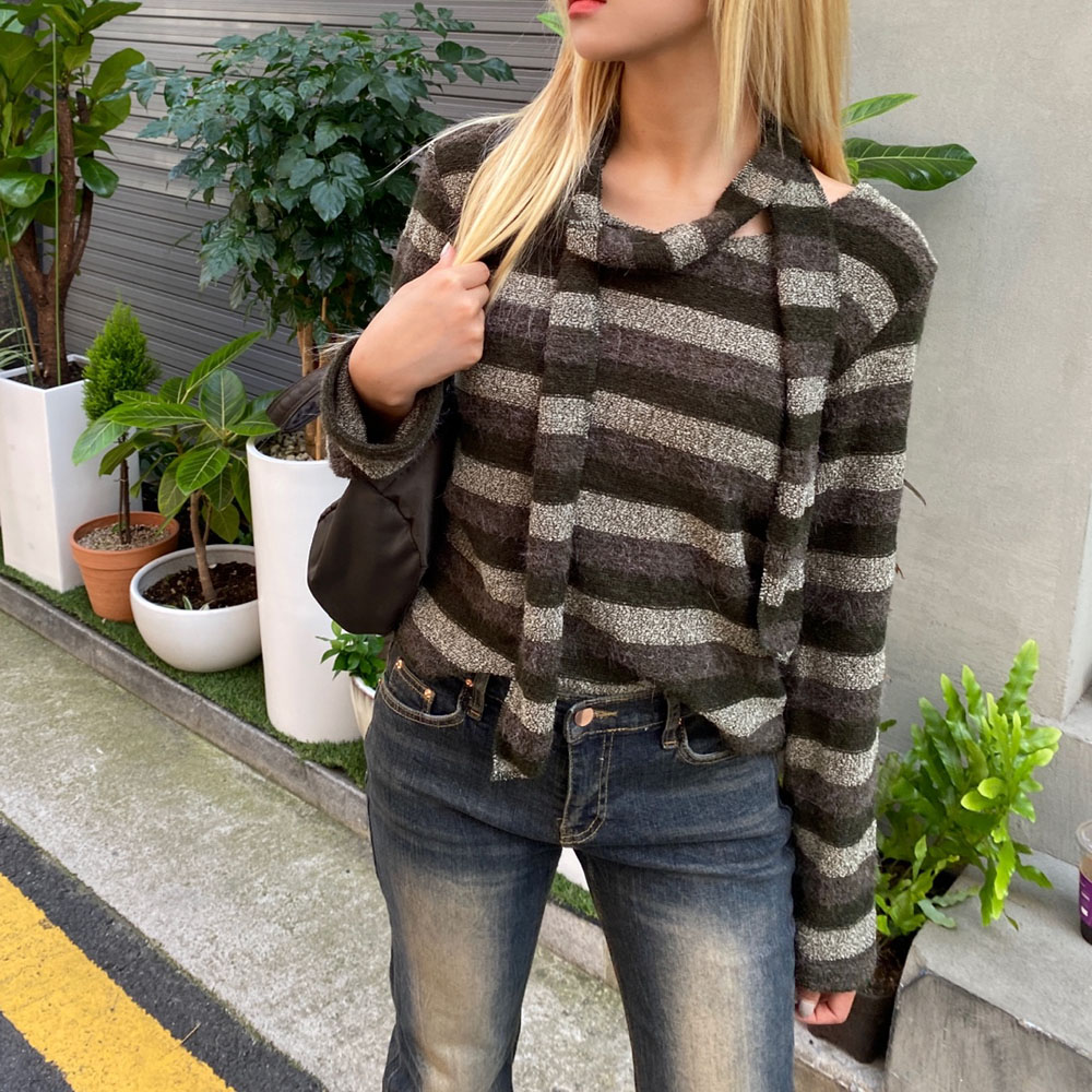 아워웨이브룸 앙고라 머플러t 2col - 위시버킷