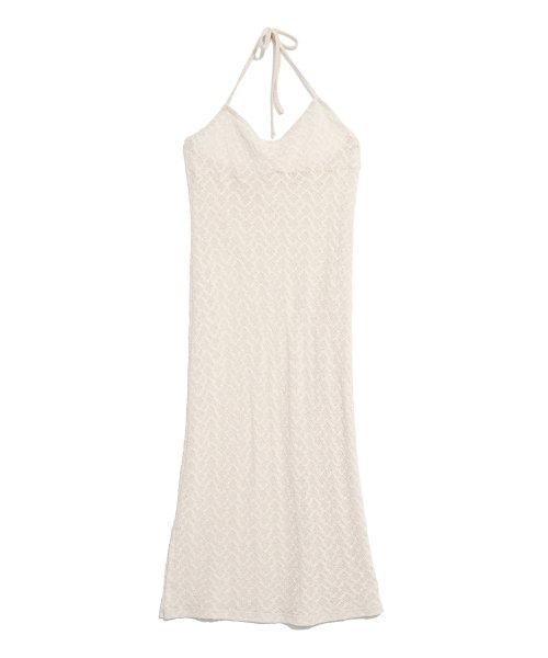 하이스쿨디스코 MESH LAYERD LONG OPS_IVORY - 위시버킷