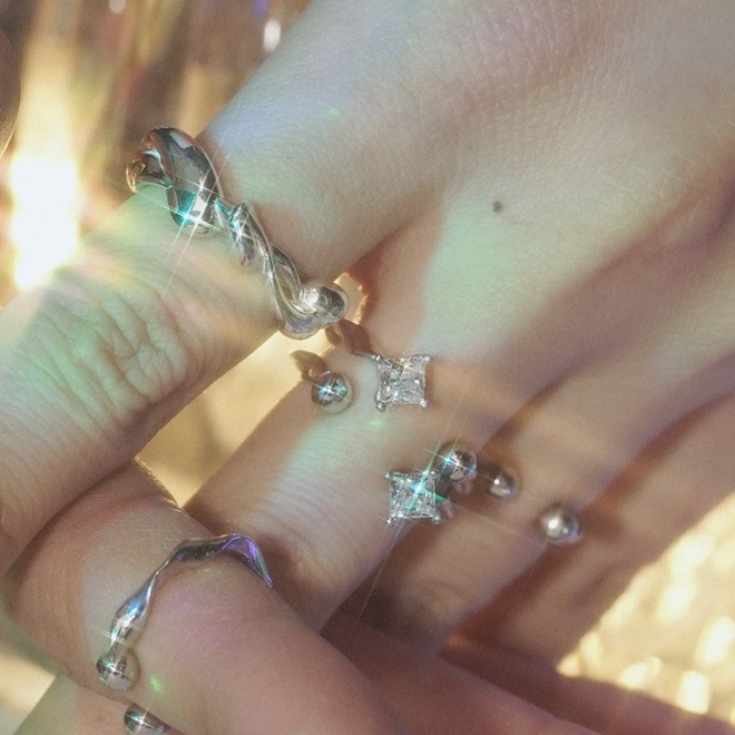 투모로우오브젝트 23SS. starry & breeze. ring 03 - 위시버킷