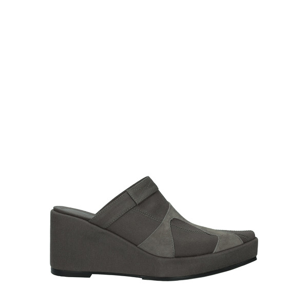 포트리스 PLATFORM WEDGE MULES 01 GRAY - 위시버킷