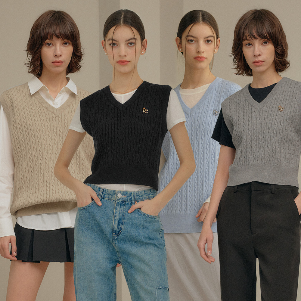 제너럴아이디어 [제너럴아이디어 WOMAN] GNRL 에센셜 케이블 베스트 [4COL] / WBC1L06519 - 위시버킷