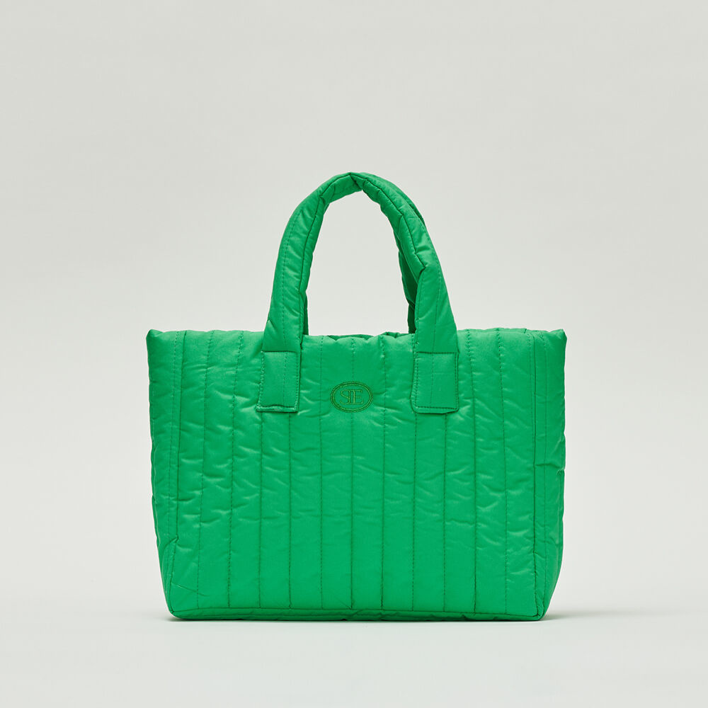 시엔느 [15차] Sienne Padding Bag (Green) - 위시버킷