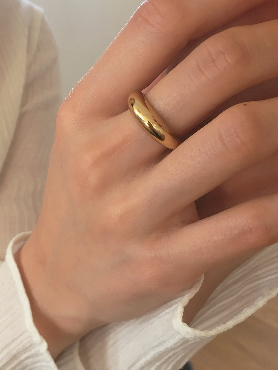 마이보부 plain ring gold - 위시버킷