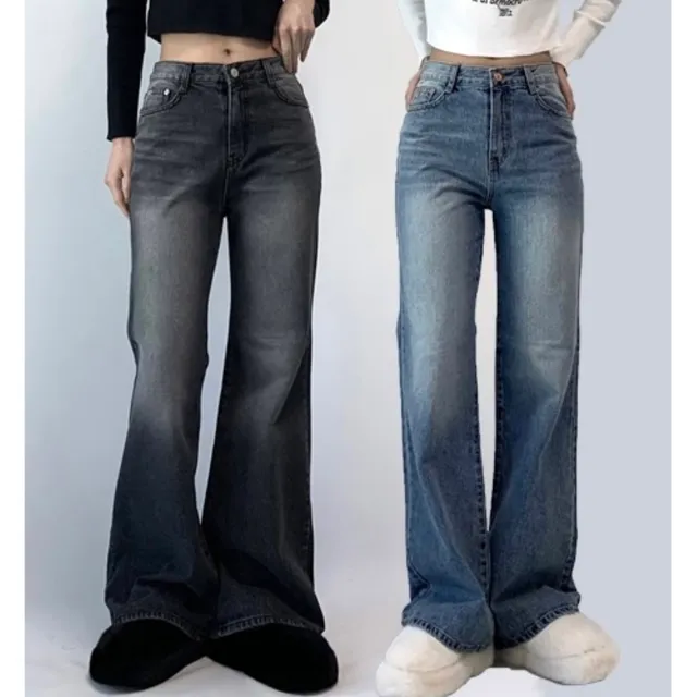 미오 slab bootcut denim pt! 2col - 위시버킷