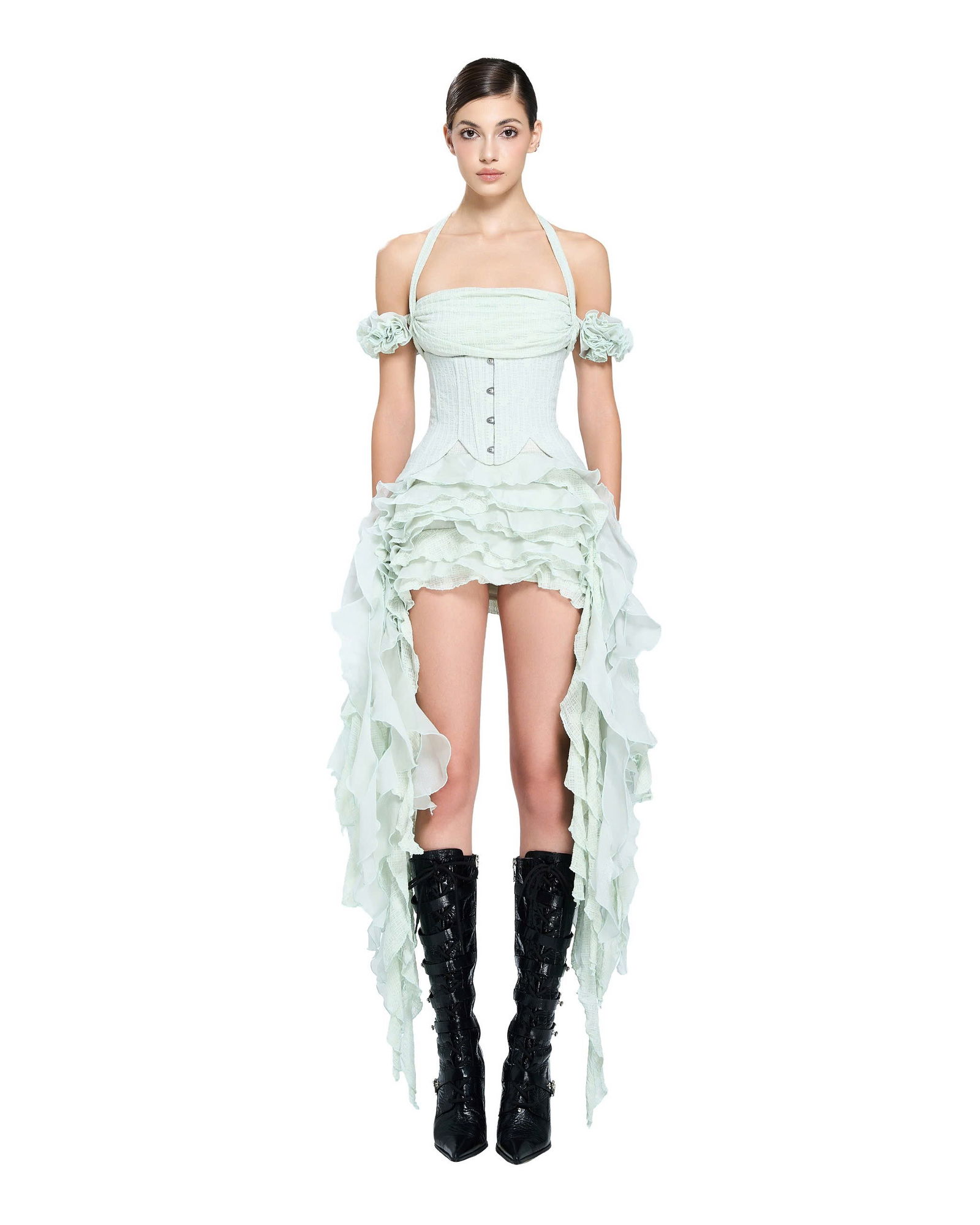 엘소울 LOTIS DRESS (MINT) - LSOUL - 위시버킷