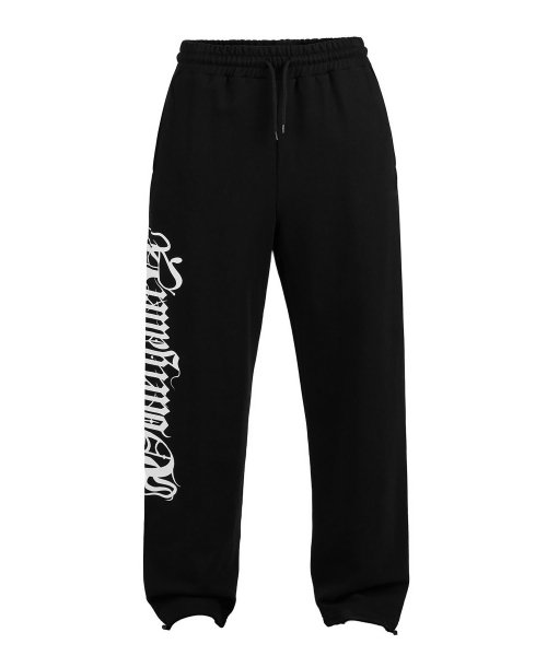 가터갤러리 GOTTER GOTHIC LOGO SWEATPANTS_BK - 위시버킷