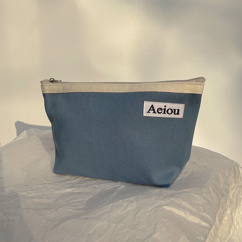 아에이오우 Aeiou Basic Pouch (L size) Evening sky blue - 위시버킷