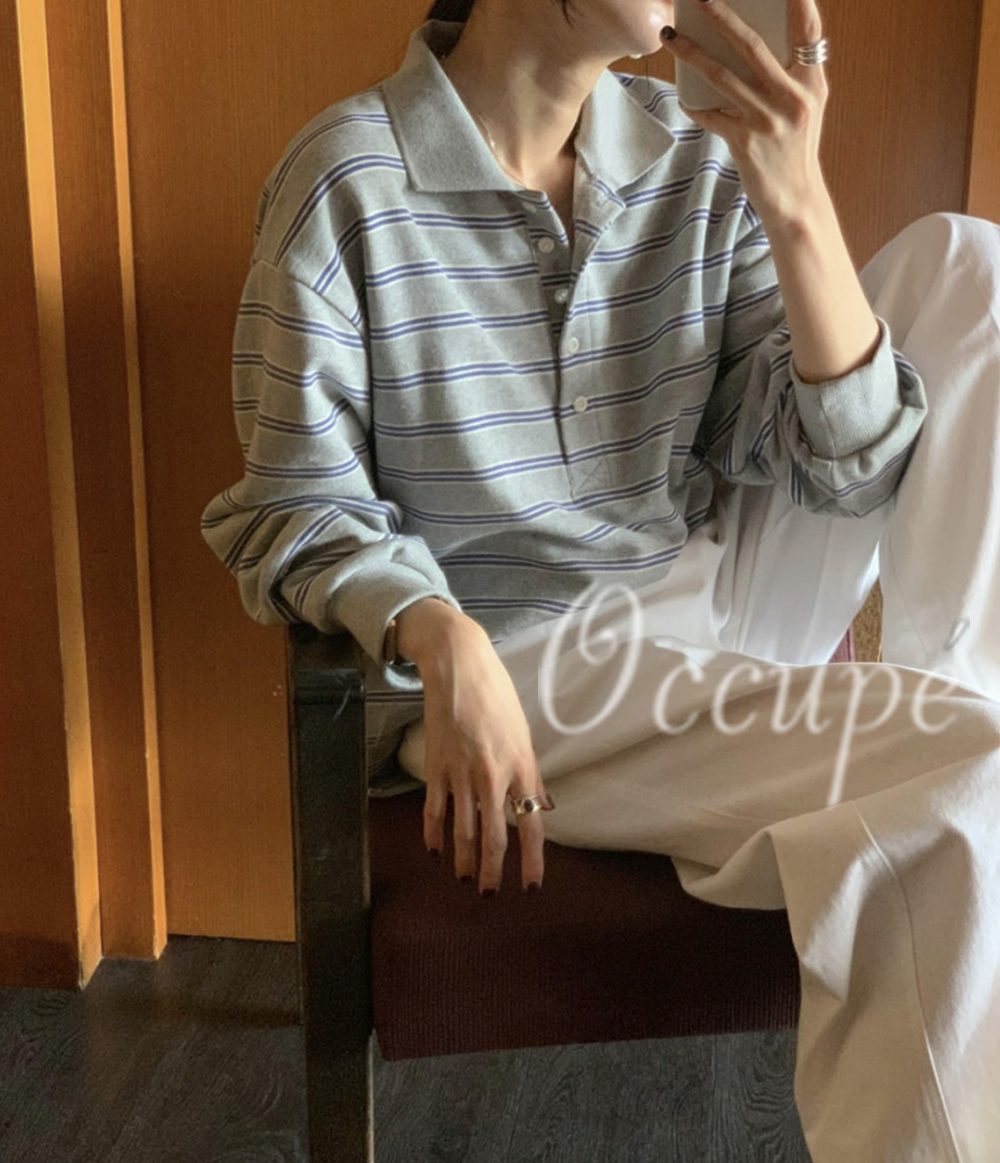 오큐페 오큐페 시그니처 모니카 카라티 (2col) signature 스트라이프 - 위시버킷