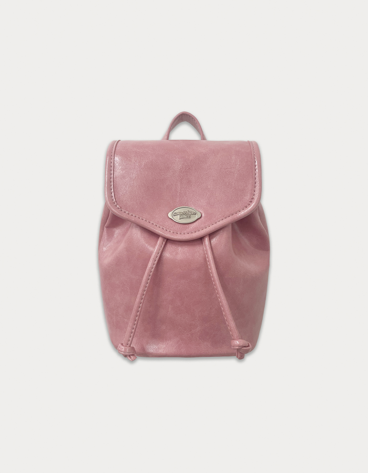 썸웨어버터 [Release 15%] Mini fle backpack - pink - 위시버킷