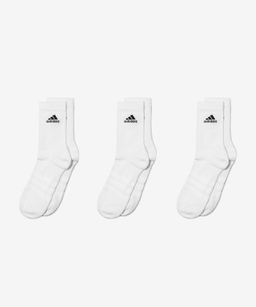 아디다스 쿠션 크루 삭스 3P - 화이트 / DZ9356 - 위시버킷