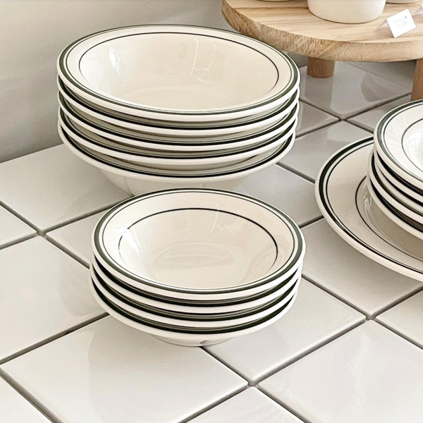 턱스톤 Tuxton 턱스톤 그린베이 오븐 스테이크 브런치 접시 딥플레이트S - 위시버킷