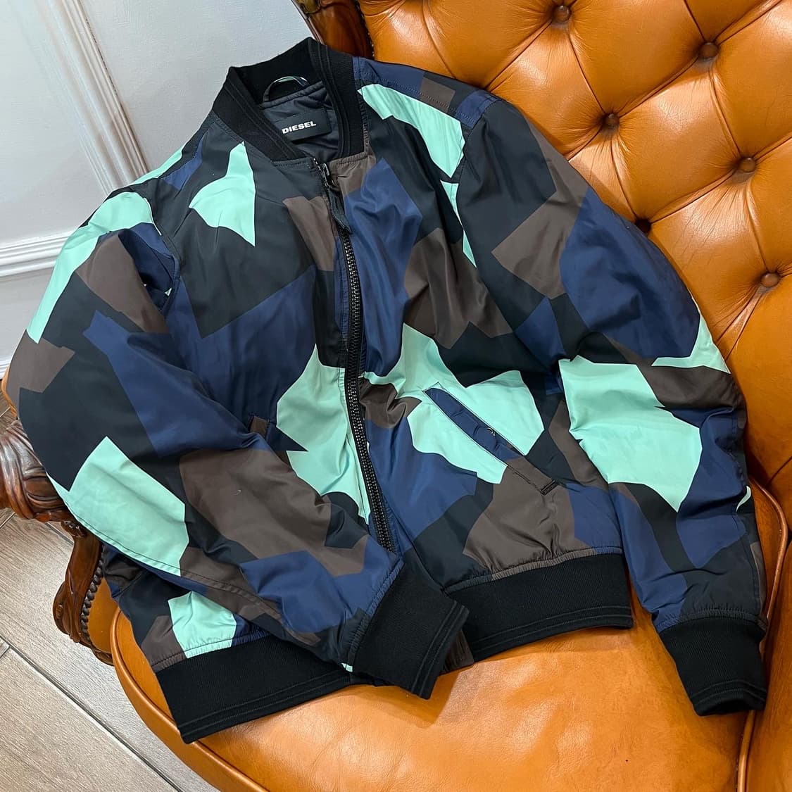 디젤 DIESEL Camo bluson jacket - 위시버킷