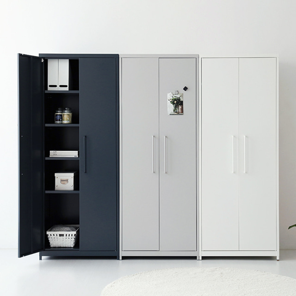 마켓비 PIDOR 캐비넷 긴세로 2문 수납장 7602000 color4 - 위시버킷