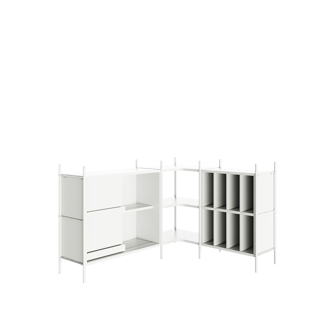 리케 Join system Corner Shelf SET_2 Types - 위시버킷