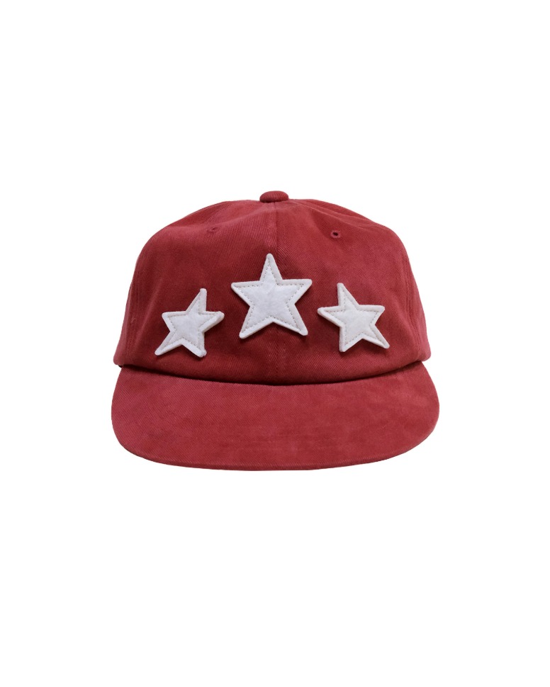 아이필럭키 Three star cap red - 위시버킷