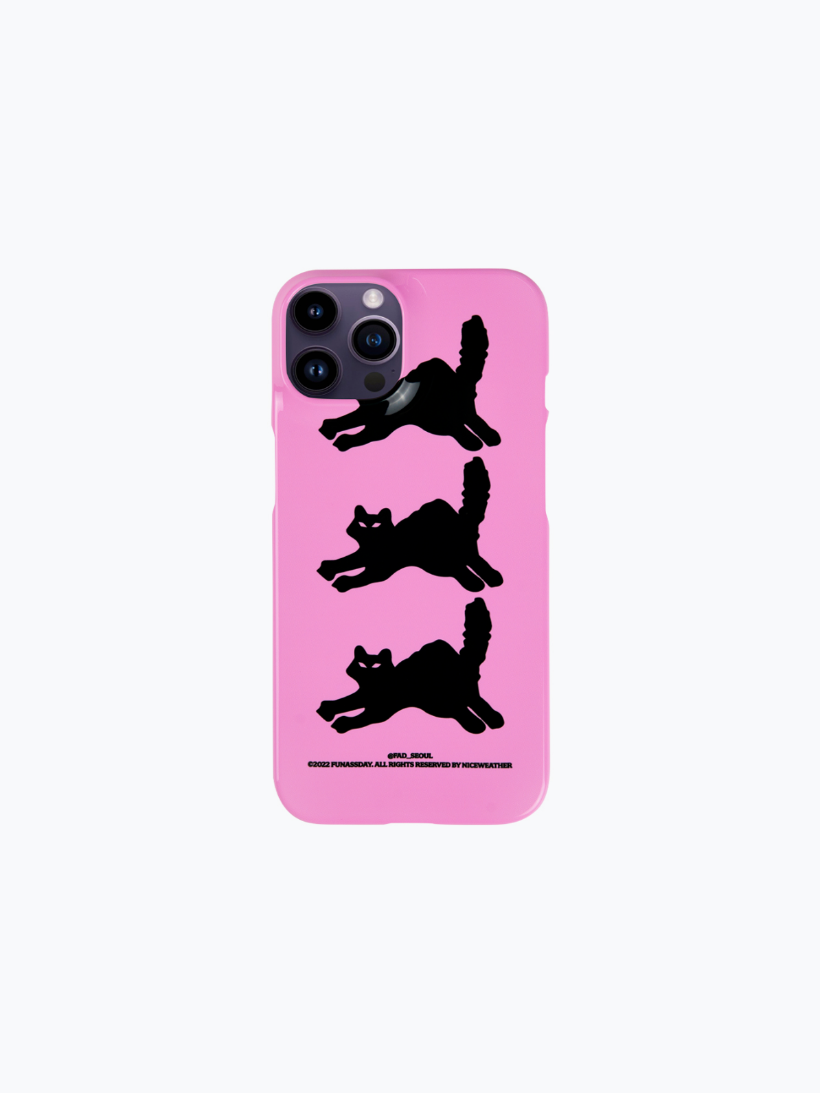 페드 FAD [FAD] CAT CAT CAT PHONE CASE (PINK) - 위시버킷