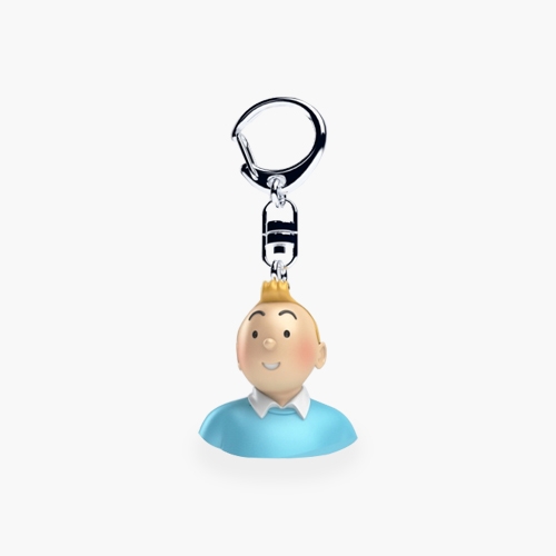 땡땡 PVC Key Ring - Tintin Bust - 위시버킷