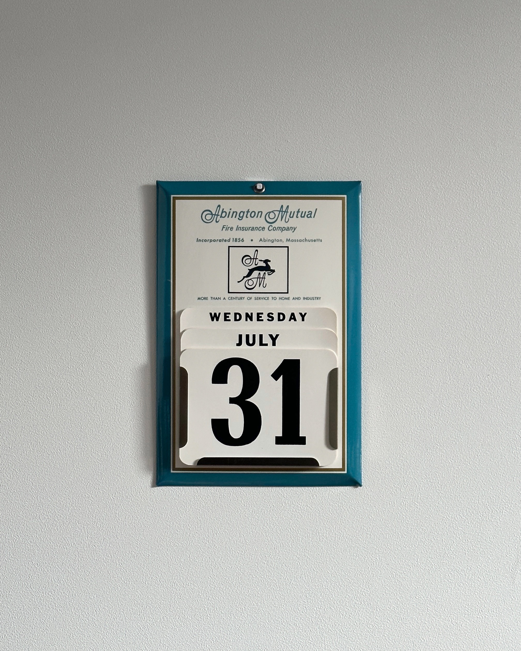 베어트베어크 70s ABINGTON MUTUAL Advertising Wall Calendar - 위시버킷