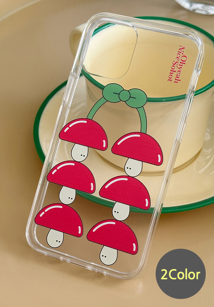 오나쏘 [젤하드] Triple Mushroom Case - 위시버킷