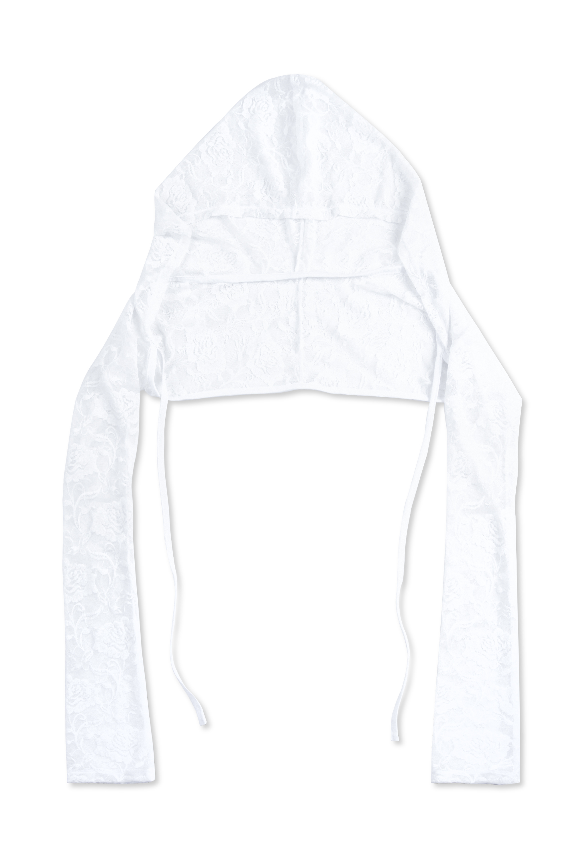 TAAE Lace Hoodie Bolero Cardigan 002 - 위시버킷