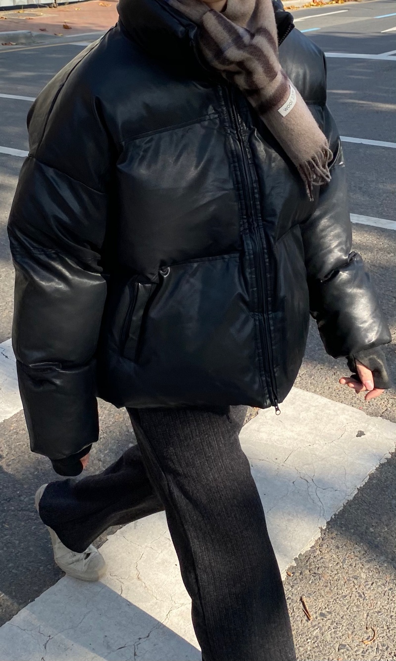 하주 leather wellon padding - 위시버킷