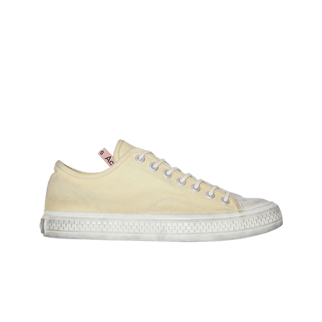 아크네스튜디오 (W) Acne Studios Ballow Tumbled Low Top Sneakers Pale Yellow ...