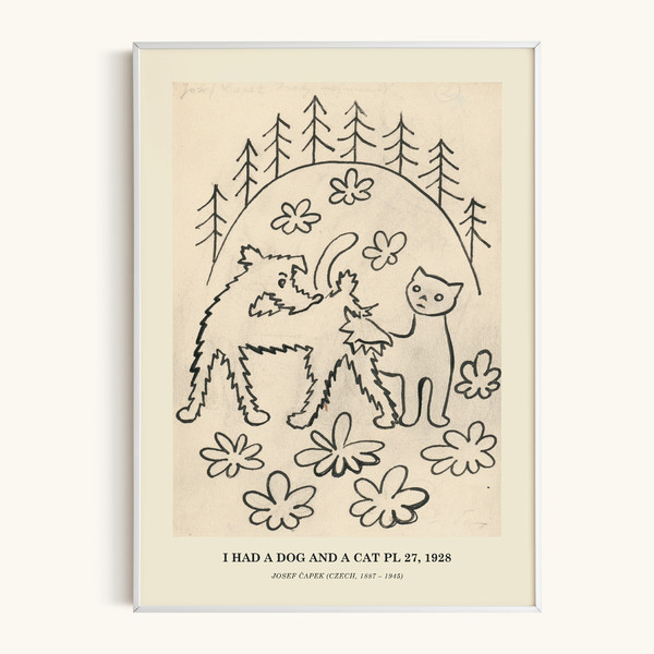 토파즈하우스 요세프 차페크 - I Had a Dog and a Cat / Pl 27 - 위시버킷