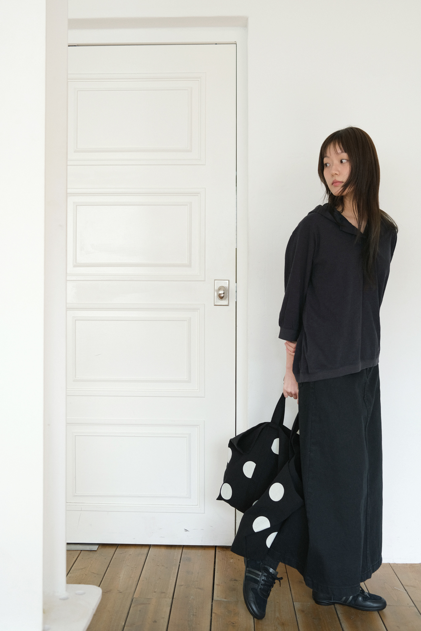 더버터크림 Cotton slub hooded tshirt (2col) - 위시버킷