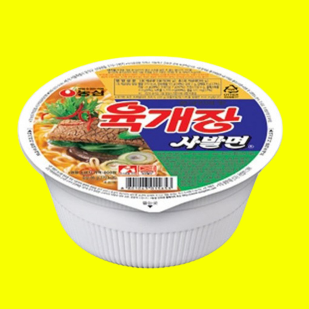 농심 농심 육개장 사발면 86g x 24개 컵라면 - 위시버킷