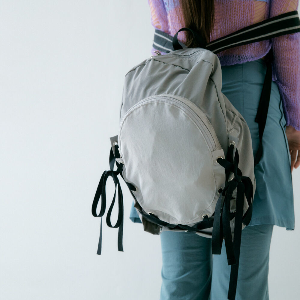 무음 Nest Backpack (Gray) - 위시버킷
