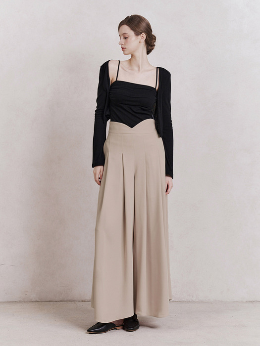 그레이스유 Ray Pants (Beige) - FW ver. - 위시버킷