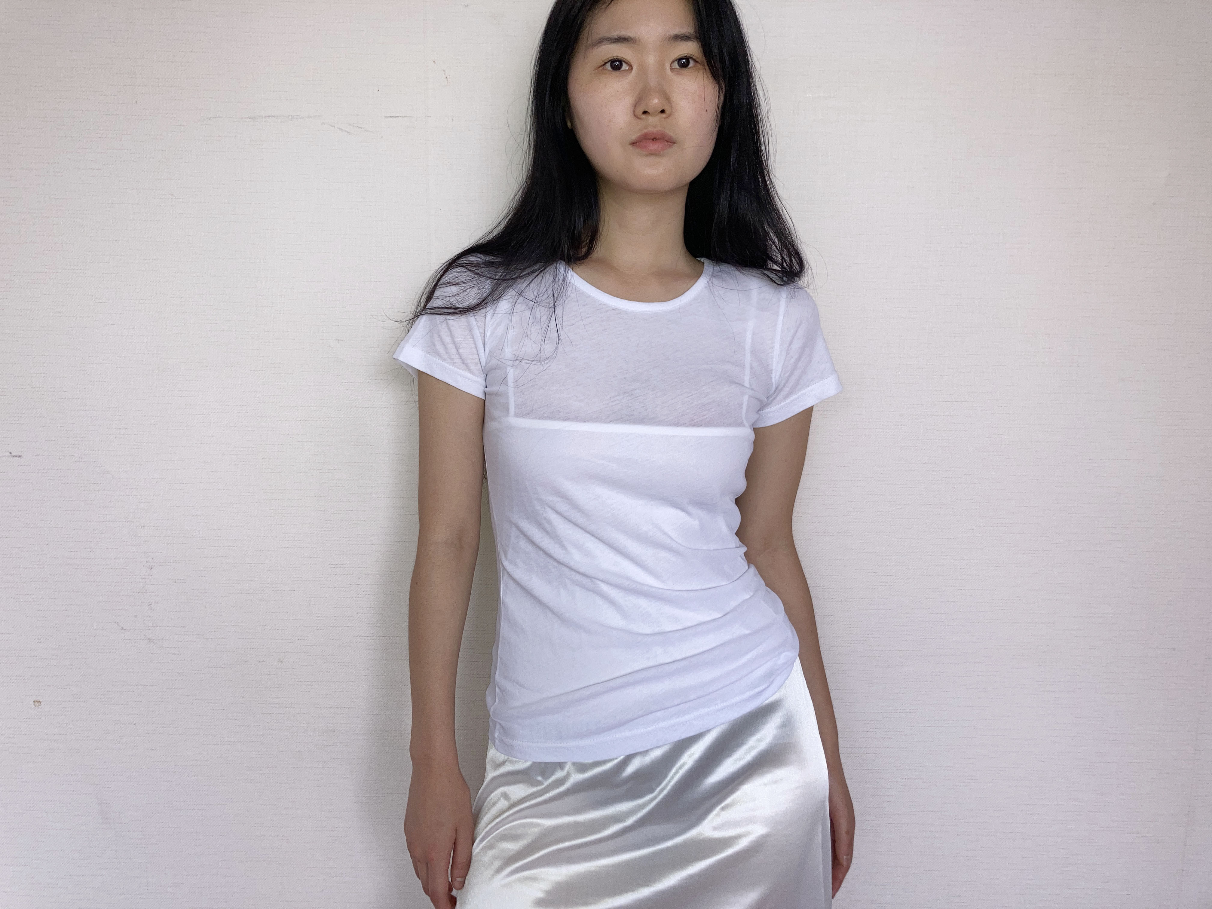 책갈피 soft fitted tee (4colors) - 위시버킷