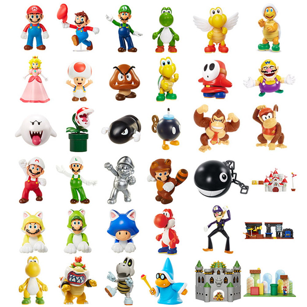 닌텐도 슈퍼마리오 피규어 컬렉션 루이지 피치 요시 키노피오 - 위시버킷