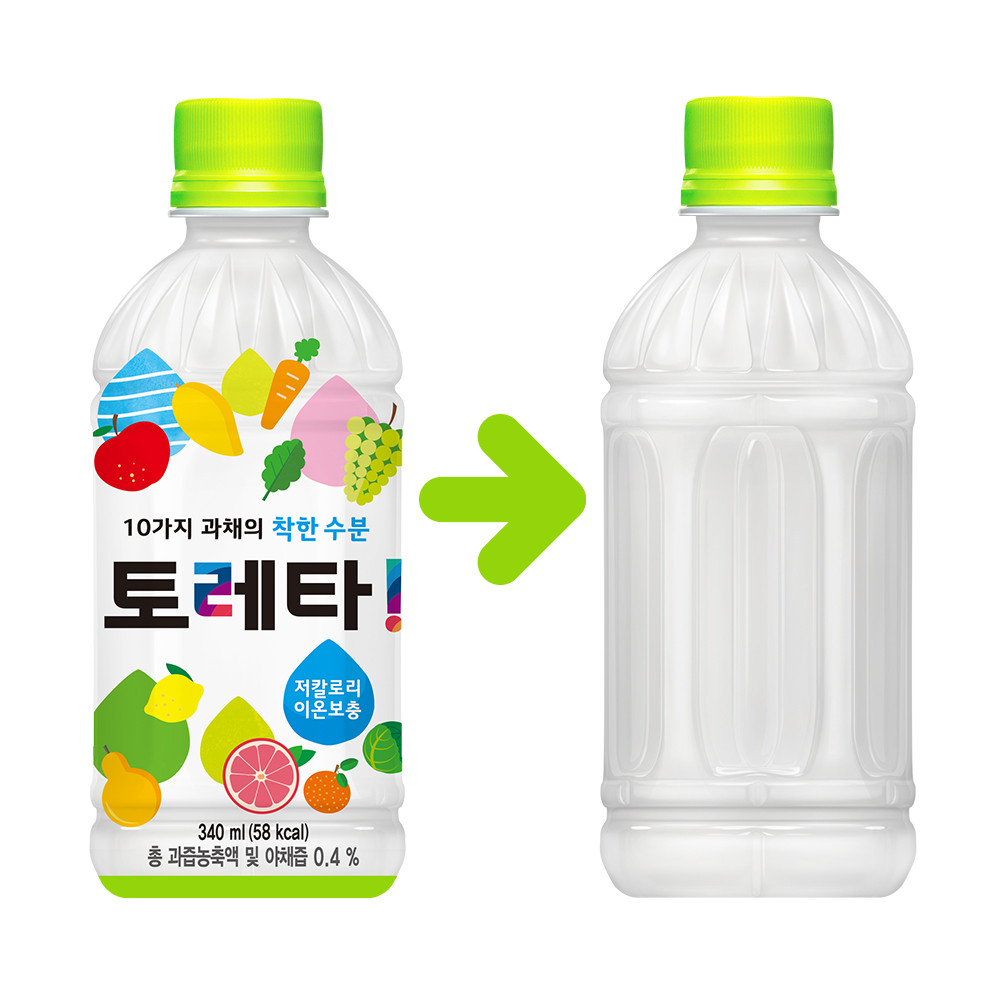 토레타 (공식) 토레타 라벨프리 PET 340ml 20개 - 위시버킷