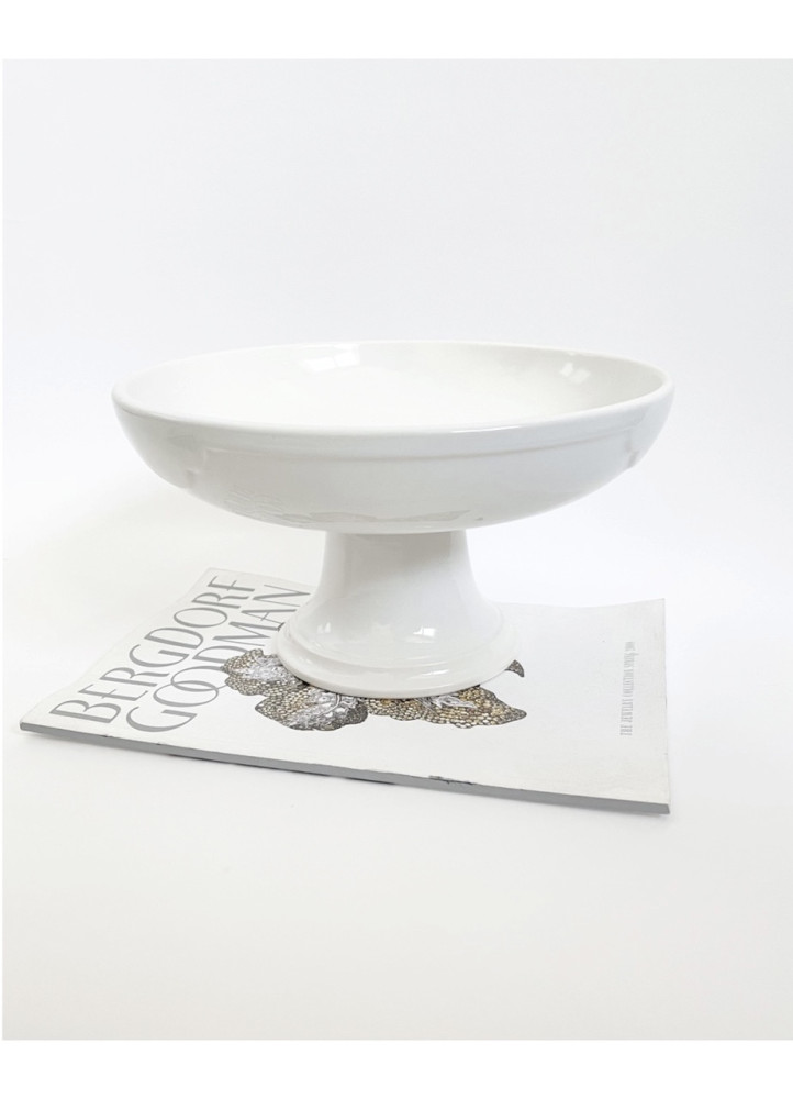 아더 GARDR [vintage] plain white compotier stand - 위시버킷