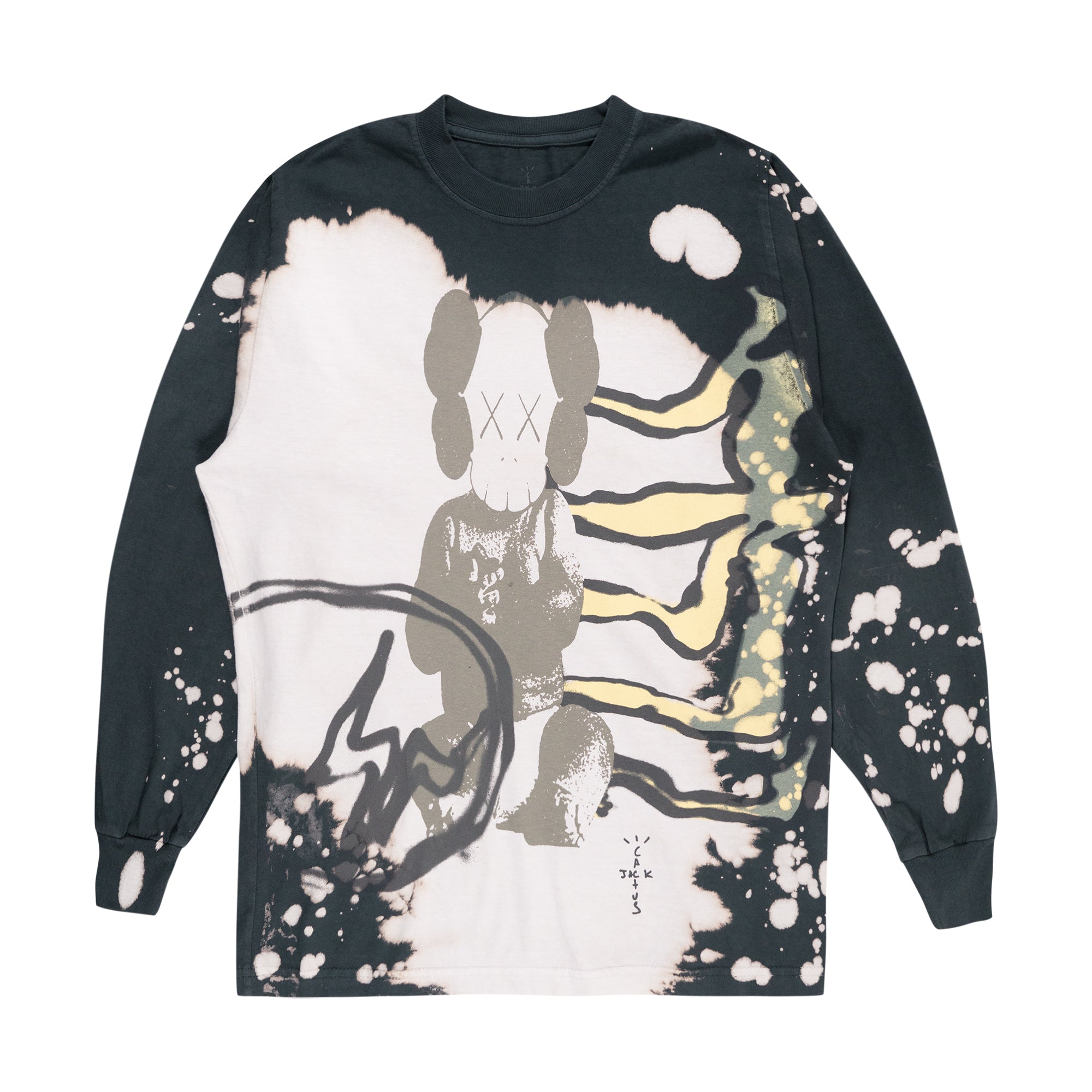 트래비스스콧 Travis Scott Cactus Jack + Kaws For Fragment L/S Tee Multi Grey ...