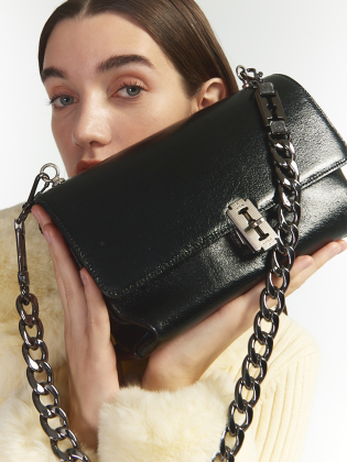 분크 Razor Chain Long Strap (레이저 체인 롱 스트랩) Black - 위시버킷