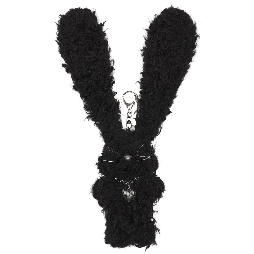 러브이즈트루 AM RABBIT KEY RING(BLACK) - 위시버킷
