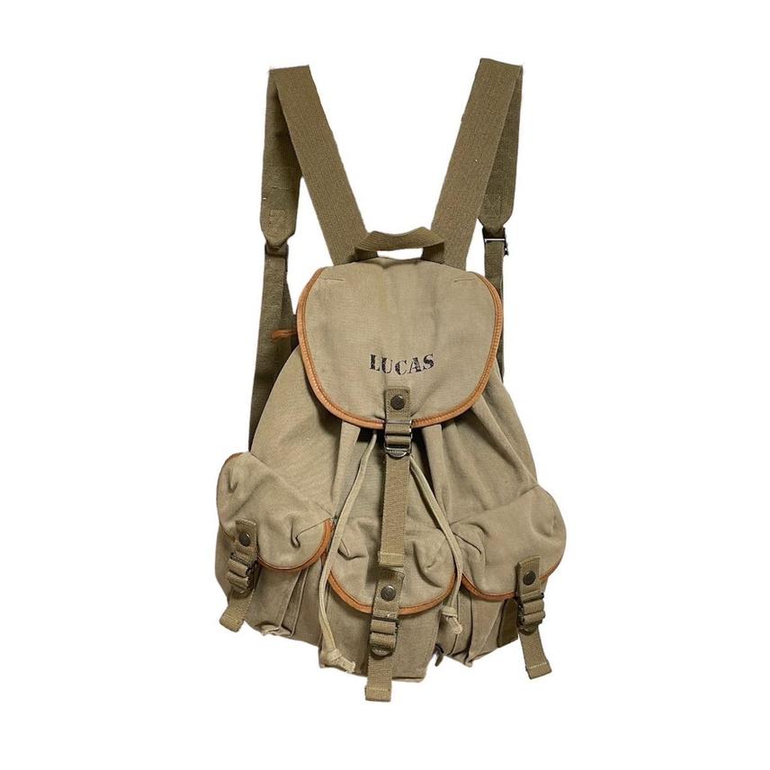 루카스 Lucas 3 pocket vintage backpack - 위시버킷