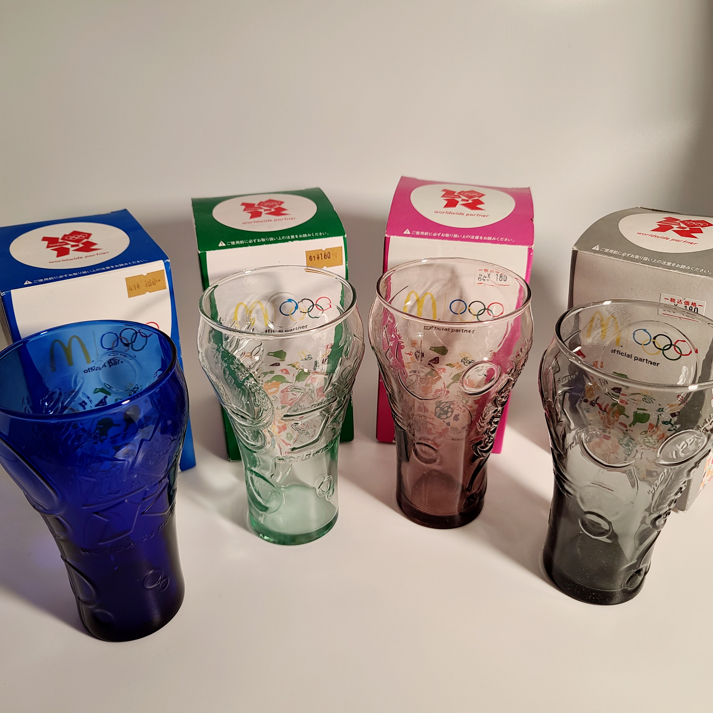 맥도날드 [재입고] McDonald's & Coca Cola 2012 London Olympic glass 6 color 런던 ...