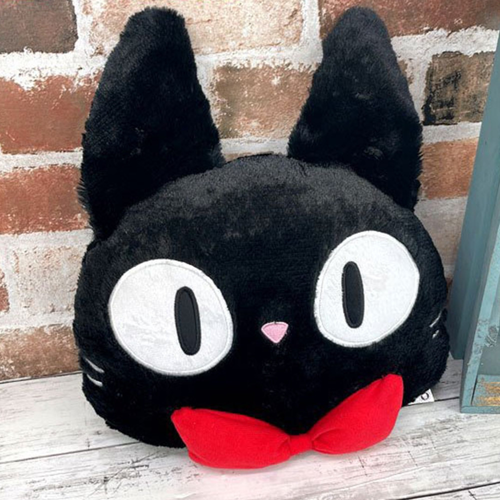 스튜디오지브리 지브리 캐릭터 귀여운 마녀배달부 지지 다이컷 쿠션 - 위시버킷